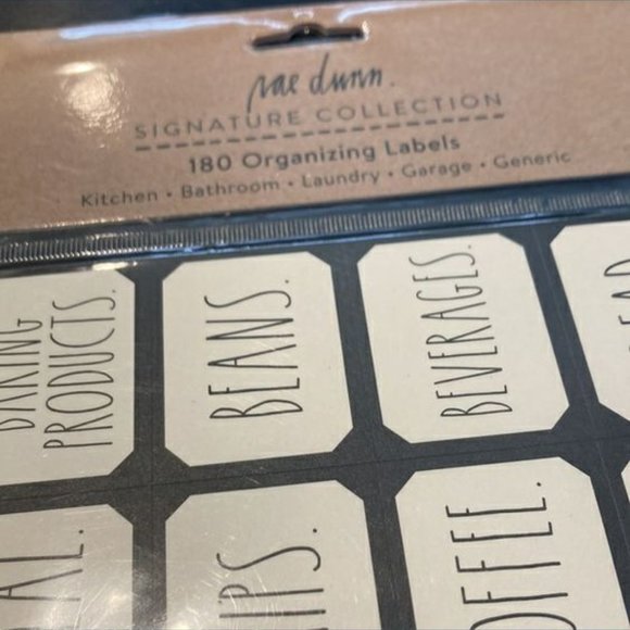 Rae Dunn | Kitchen | 33rae Dunn Organizing Labels 80 Signature ... Rae Dunn | Kitchen | 33rae Dunn Organizing Labels 80 Signature ...